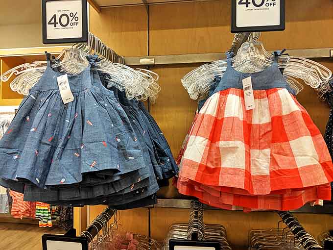 Tiny dresses with not-so-tiny charm. The only thing more dangerous than shopping for yourself is wandering into the children's section when you have grandkids.