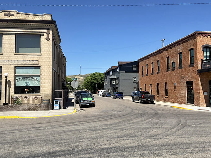 Downtown Fort Benton&mdash;where the buildings are historic, the sky is enormous, and nobody's in a hurry.