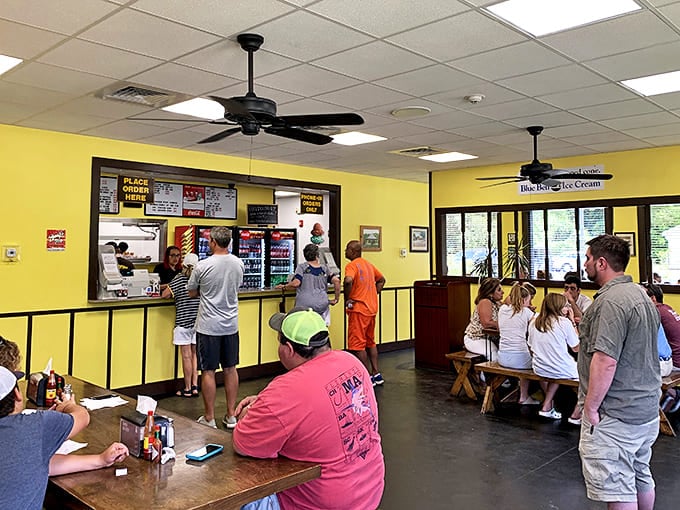 Locals and tourists alike gather in this sunny space, united by the universal language of exceptional po'boys.