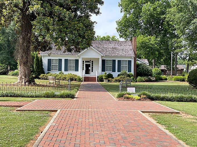 Helen Keller's birthplace stands as a humble reminder that extraordinary journeys can begin in ordinary places. That brick pathway has welcomed visitors from around the world.