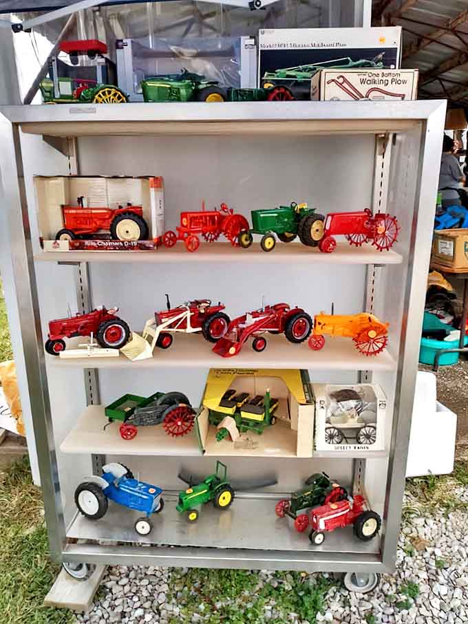 Miniature farm equipment with maximum charm&mdash;these model tractors cultivate nostalgia for rural childhoods, whether you grew up on a farm or just wished you did.