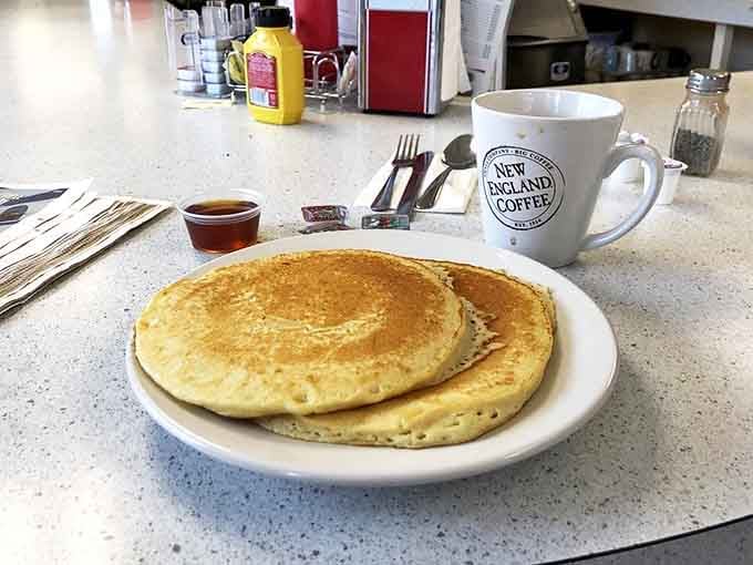 These pancakes aren't just breakfast, they're an event&mdash;golden discs of possibility waiting for their maple syrup waterfall moment.