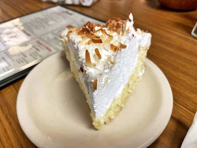 A slice of pie that makes you understand why people used to cool these things on windowsills despite the risk of theft.