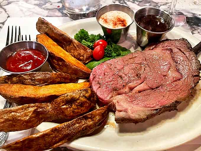 Prime rib so perfectly pink it should be framed, not eaten&mdash;but you'll devour it anyway, one glorious bite at a time.