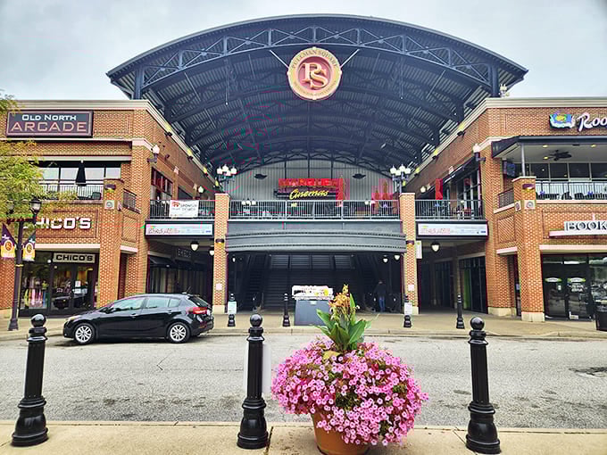 Pullman Square offers shopping and dining beneath a distinctive canopy, urban convenience with small-town pricing.