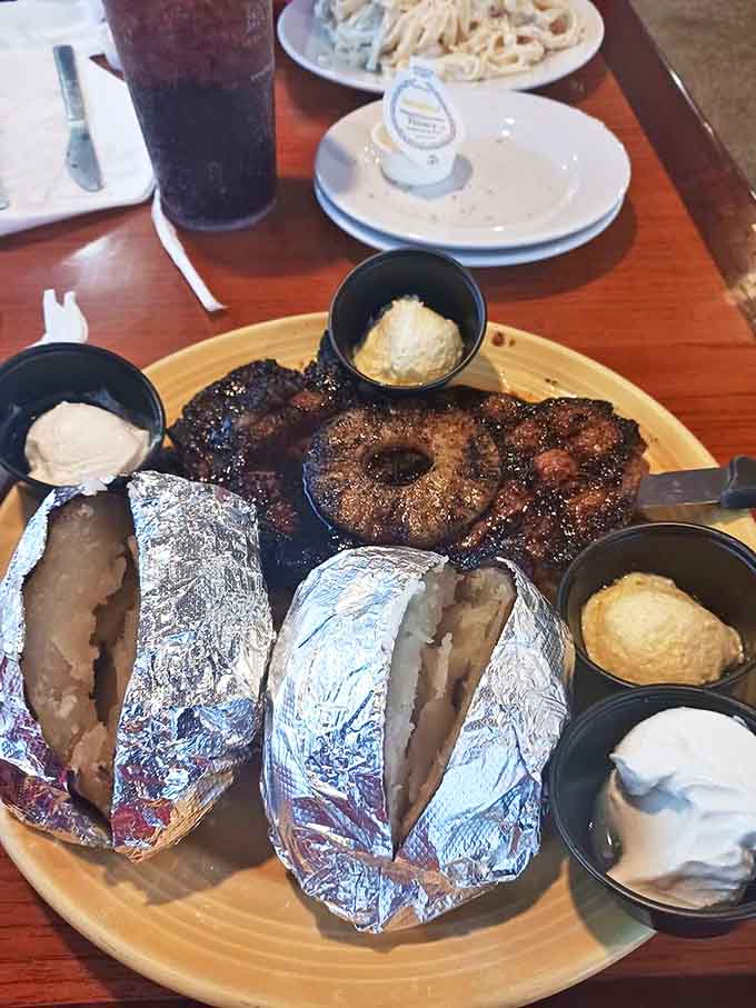 A surf and turf plate that answers the eternal question "Why choose?" with a resounding "You don't have to!"