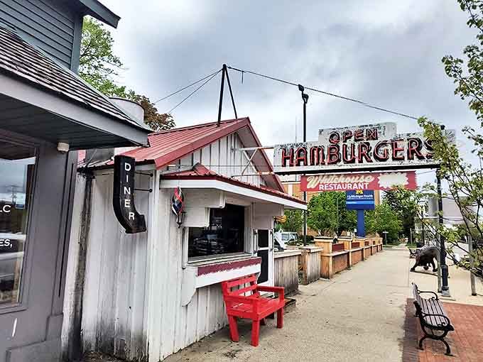 The Whitehouse Restaurant serves up classic diner fare with a side of nostalgia in a building that looks straight out of a Norman Rockwell painting.