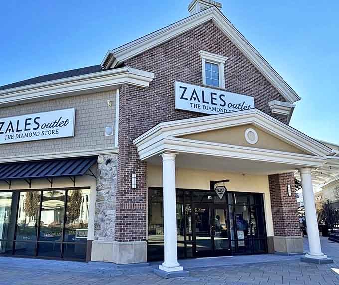 Diamonds at outlet prices? Zales proves you can sparkle magnificently without the full-price jewelry store intimidation factor.