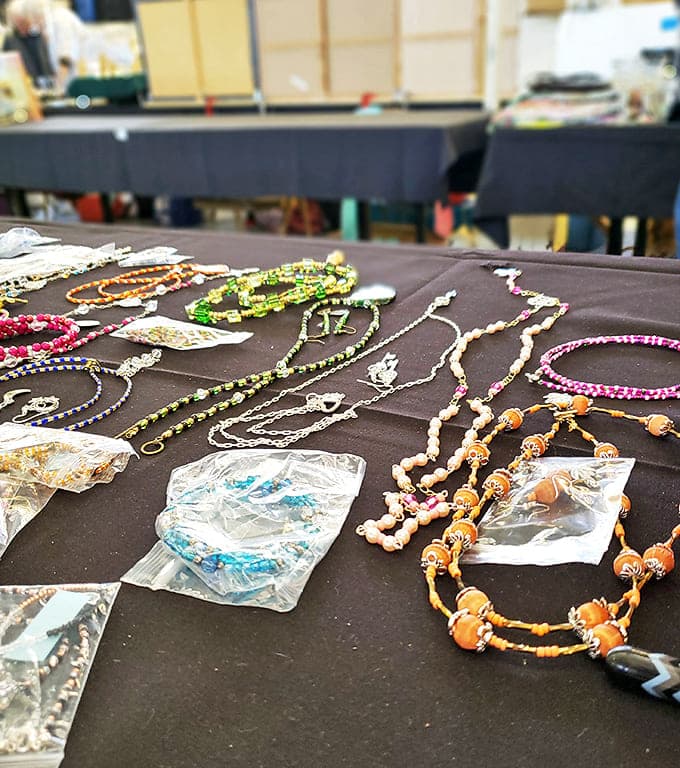 Beaded necklaces in every hue imaginable. Each strand tells a different story&mdash;from 1970s hippie chic to contemporary artisan craftsmanship.