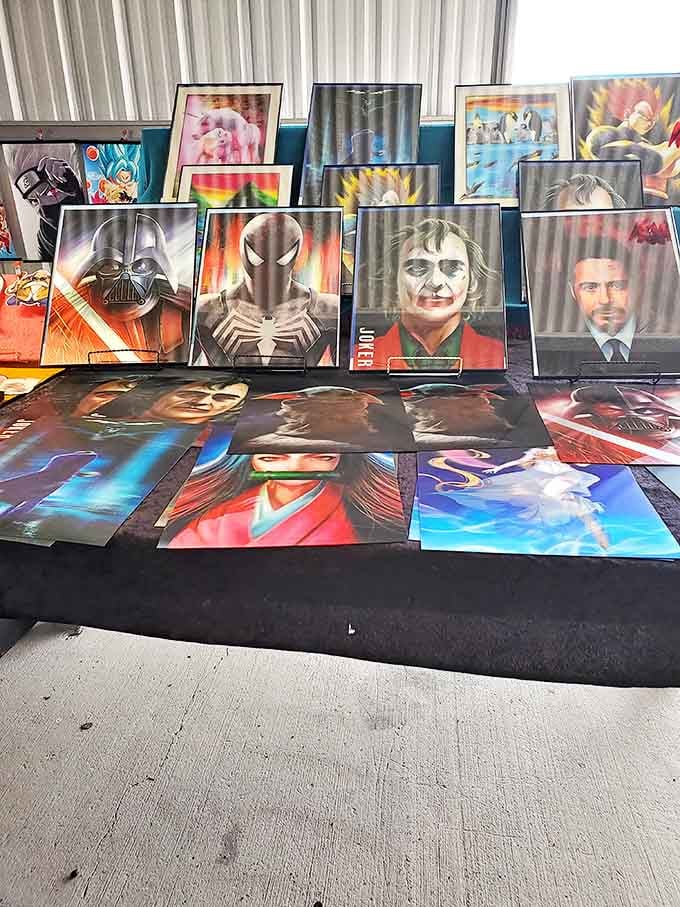 Pop culture immortalized in affordable wall art. Darth Vader and the Joker&mdash;bringing living room gravitas for less than the price of a movie ticket.