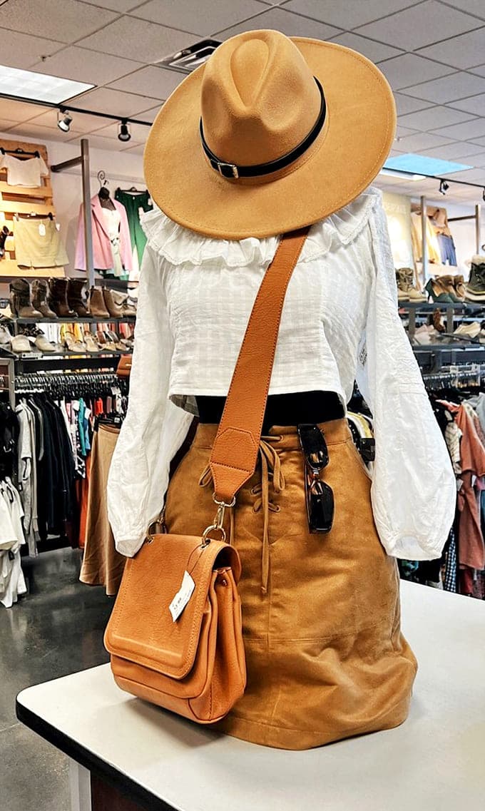 The boho-chic ensemble that whispers "I summer in Sedona" while your bank account whispers "thank you for the savings."