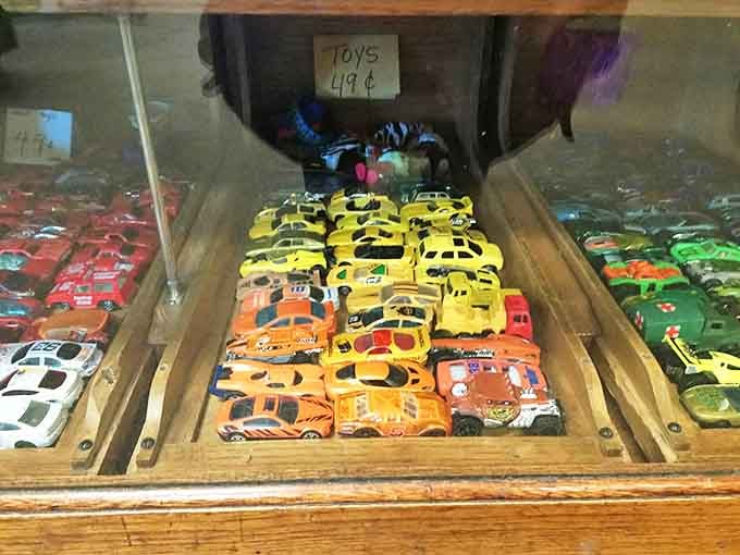 Tiny treasures and collectibles that make you wonder, "Who owned this before?" Each miniature car carries stories along with its diminutive passengers.