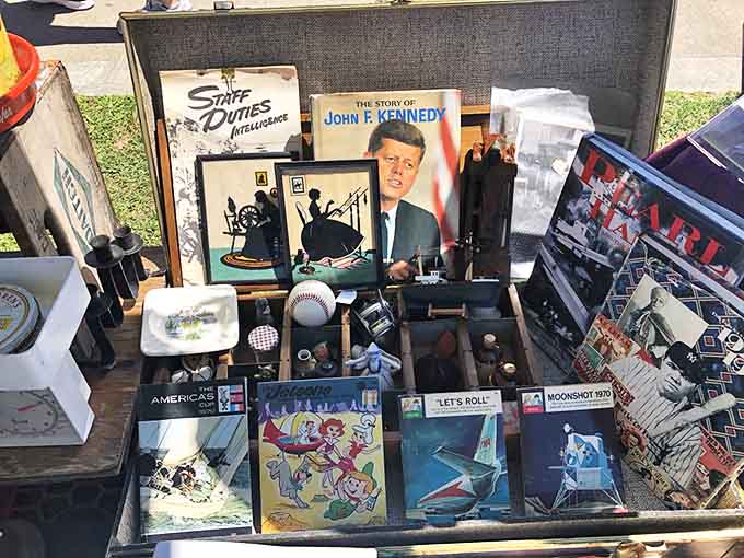 One person's attic castoffs become another's conversation pieces. That JFK biography has probably witnessed more American history than C-SPAN.