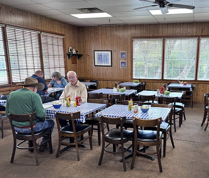 The lunch crowd knows the secret: arrive early, eat slowly, and savor both the food and the gentle hum of Southern conversation.