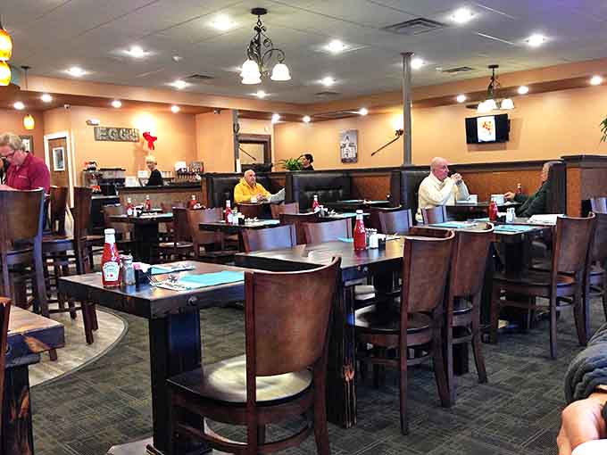 Classic booths where countless conversations, first dates, and family gatherings have unfolded over decades of delicious meals.