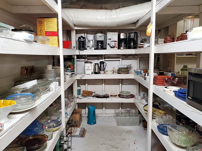 Kitchen essentials galore! From practical plates to coffee makers, this corner has everything needed to outfit your kitchen &ndash; minus the mortgage.