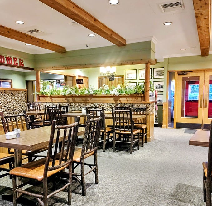 The dining room at Tom's feels like the breakfast equivalent of a warm hug&mdash;comfortable, familiar, and exactly what you need.