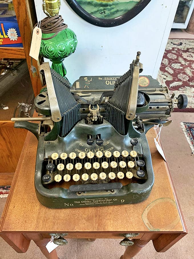 This Oliver typewriter wasn't just for writing letters &ndash; it was for crafting manifestos, love notes, and resignation letters with satisfying mechanical clacks.