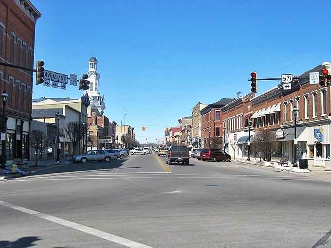 Brick buildings with character to spare line Greenville's inviting main street, where shopping local isn't a trend&mdash;it's tradition.