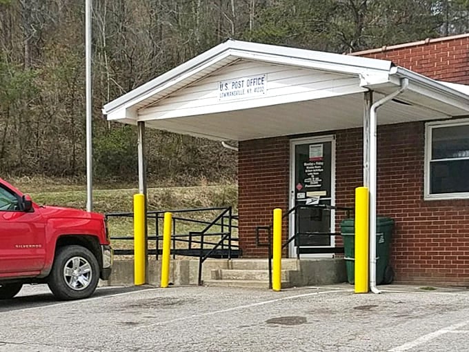 Lowmansville's post office might be modest, but so are the living costs in this peaceful eastern Kentucky community.