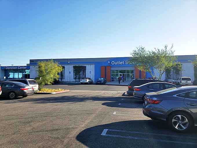 This sprawling Goodwill complex is the mothership for second-hand shoppers seeking urban treasures at suburban prices.