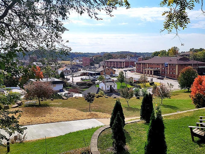 Hannibal's historic downtown invites visitors to walk in Mark Twain's footsteps along streets he once called home.
