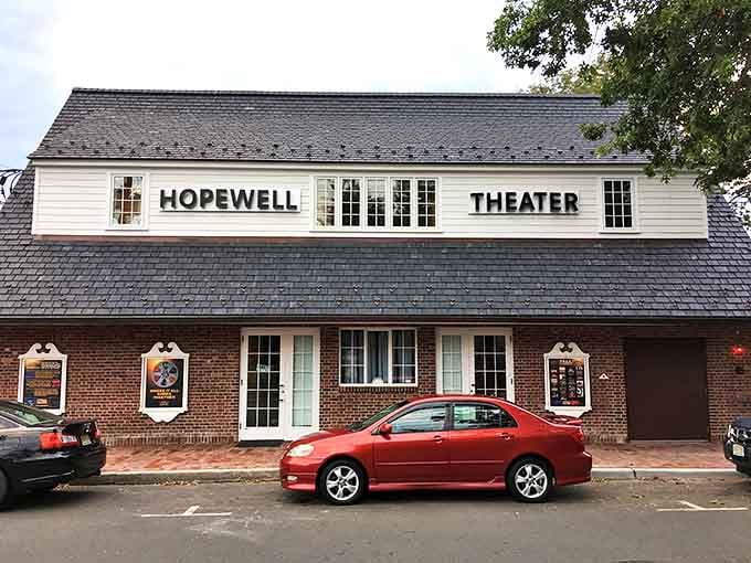 The charming Hopewell Theater brings live entertainment to this small town, proving that culture thrives in intimate community settings.