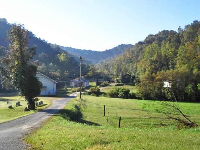 The rolling hills surrounding Lowmansville offer million-dollar views that come with decidedly un-million-dollar housing prices.