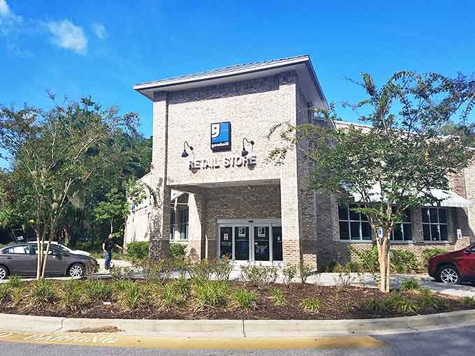 This modern Goodwill location proves thrift shopping has gone upscale with clean lines and organized treasures waiting inside.