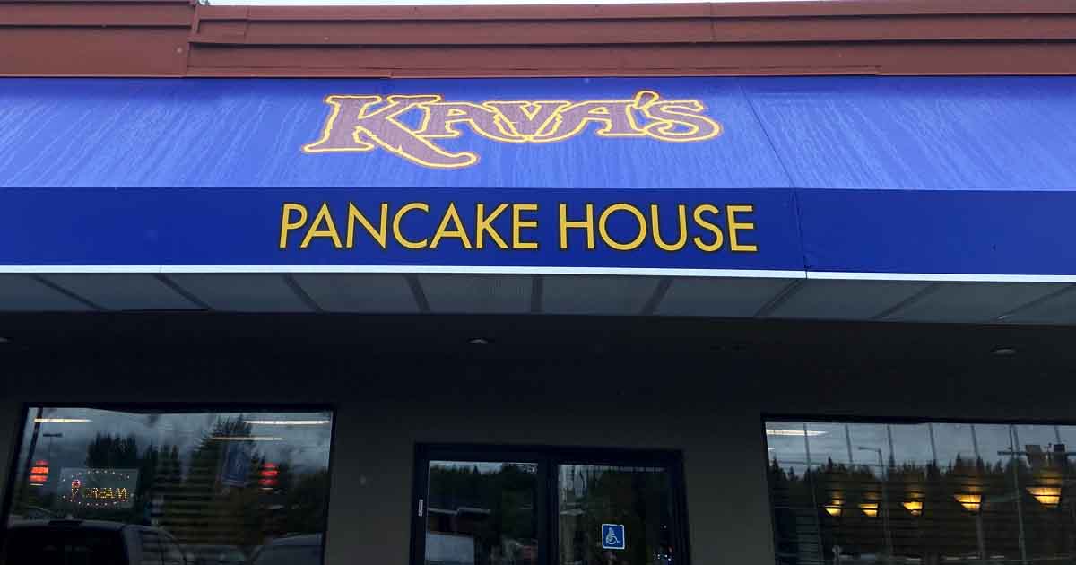 Morning in Alaska demands serious fuel, and Kava's blue awning promises exactly that &ndash; a shelter from both weather and hunger.