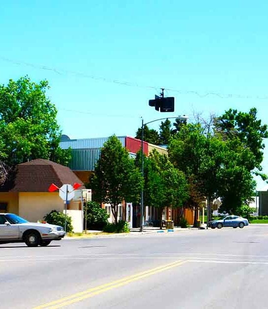 scenic town montana postcard ftr