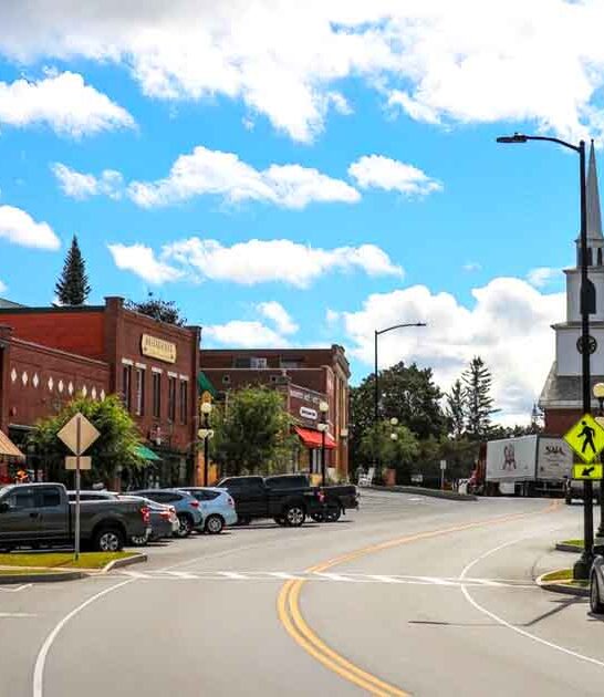 small vermont town peaceful ftr