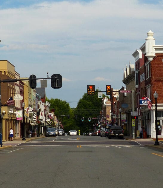 small virginia town postcard ftr