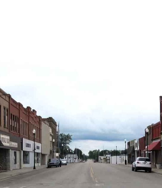 town north dakota postcard ftr