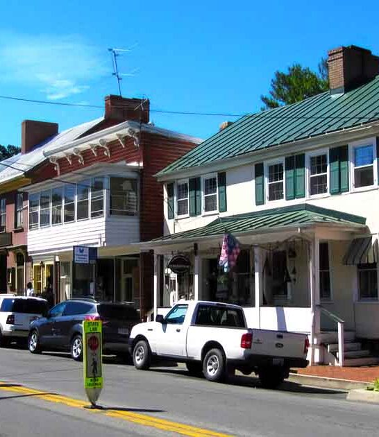 west virginia town postcard ftr