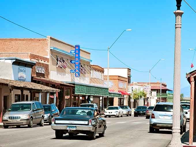 Main Street Florence looks like it was plucked straight from a Western film set, complete with vintage storefronts and that impossibly blue Arizona sky.