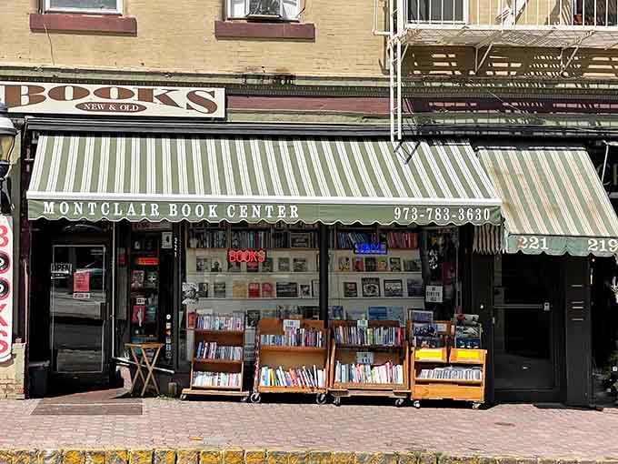 That green-and-white striped awning is like a beacon calling to book lovers who thought their kind had gone extinct.