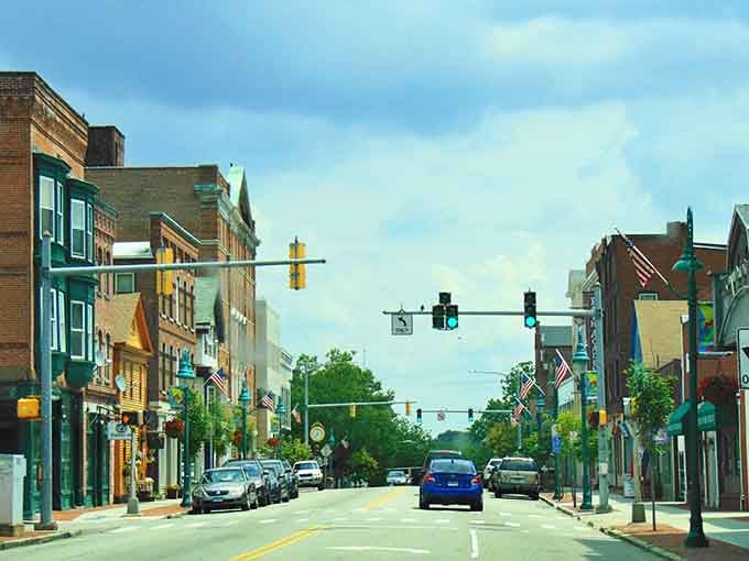 Main Street Willimantic looks like a movie set where every building has a story to tell and character to spare.