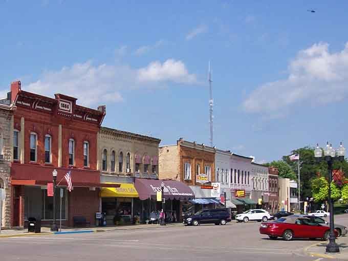 Downtown Baraboo looks like someone preserved a slice of authentic Americana and forgot to tell anyone about it.