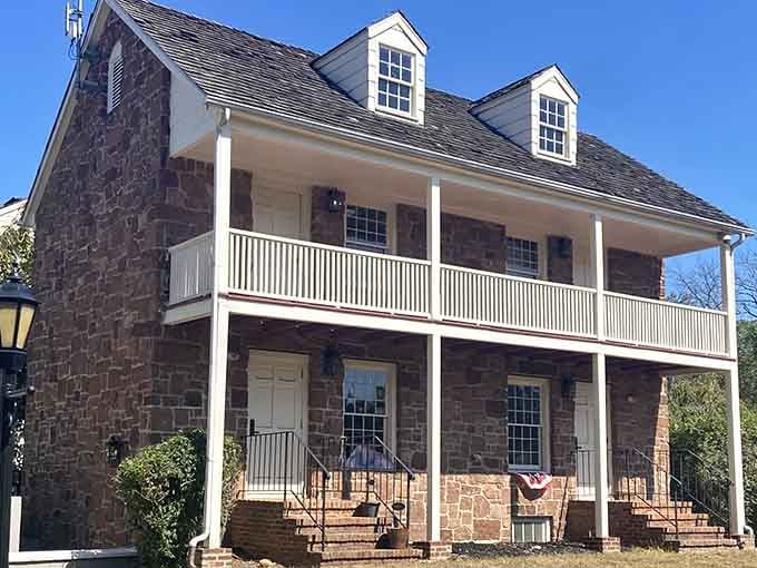 White clapboard buildings and green shutters transport you straight to the 1830s, no DeLorean required.