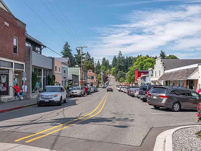 Langley's main street proves that charm doesn't need a marketing budget, just good bones and better vibes.
