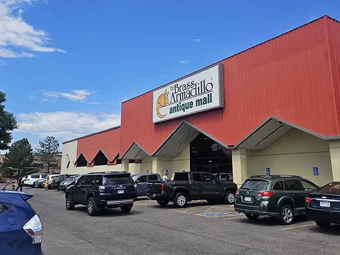 That distinctive red building houses more treasure than a pirate's wildest dreams, minus the scurvy and plank-walking.