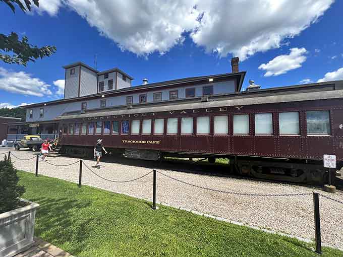 This classic train car isn&rsquo;t just part of the charm&mdash;it's where your journey to nostalgia begins.