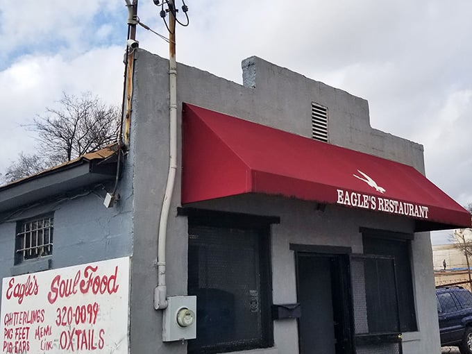 That red awning has been beckoning hungry souls for decades, promising comfort food that delivers every single time.