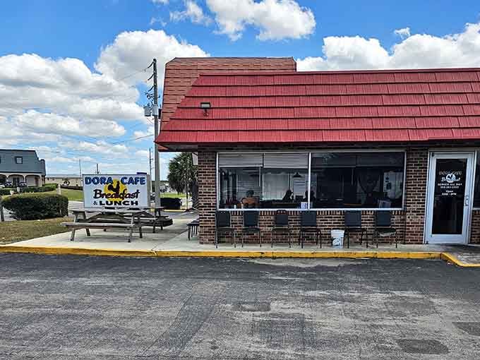 That distinctive red roof isn't hiding a secret burger joint anymore, it's serving up breakfast magic instead.