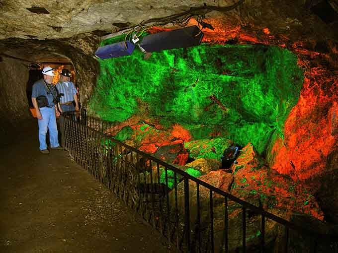 When the rocks start glowing like a disco from another world, you know you've stepped into something truly extraordinary.