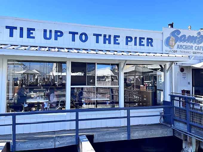 The iconic white facade has been welcoming guests seeking delicious seafood and breathtaking waterfront views for years.