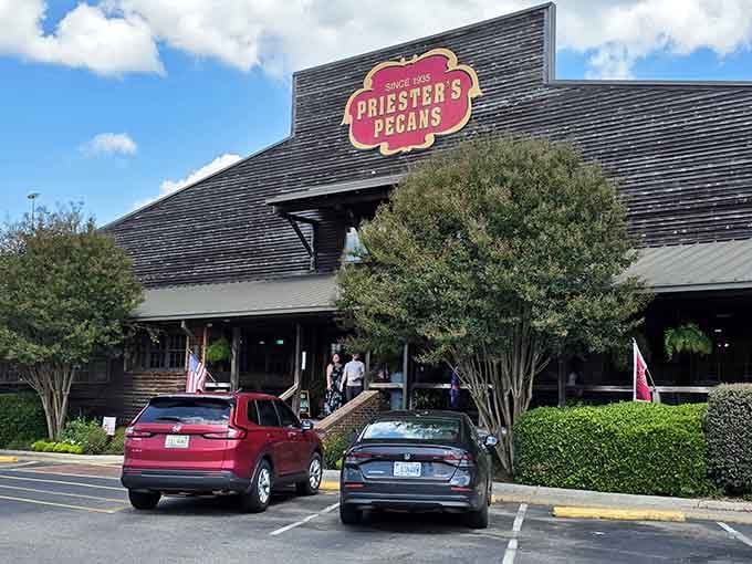 That red sign beckons like a lighthouse for anyone with functioning taste buds and common sense.