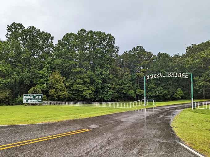 The entrance sign promises adventure, and unlike most promises these days, this one actually delivers spectacularly.