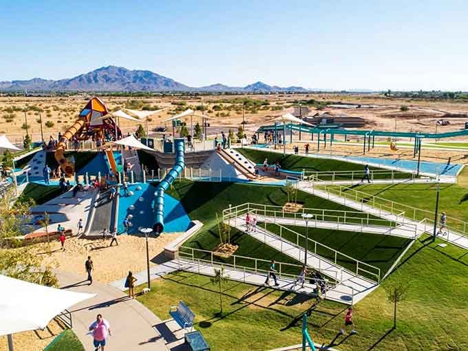 This isn't just a park; it's a masterpiece of family entertainment sprawling across the Arizona desert landscape.